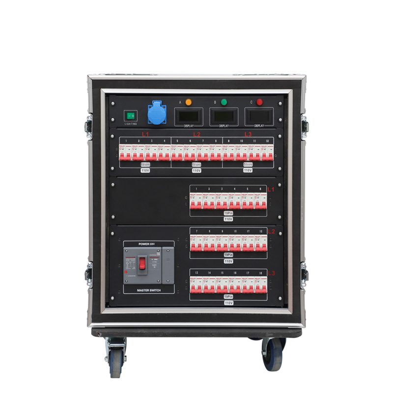 12-way 20A American plug output 3-way 19-core output switch cabinet ...